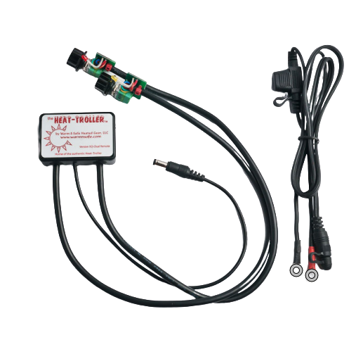 Dual Remote Control Mounted Remote Control Only – Warm & Safe Heated Gear